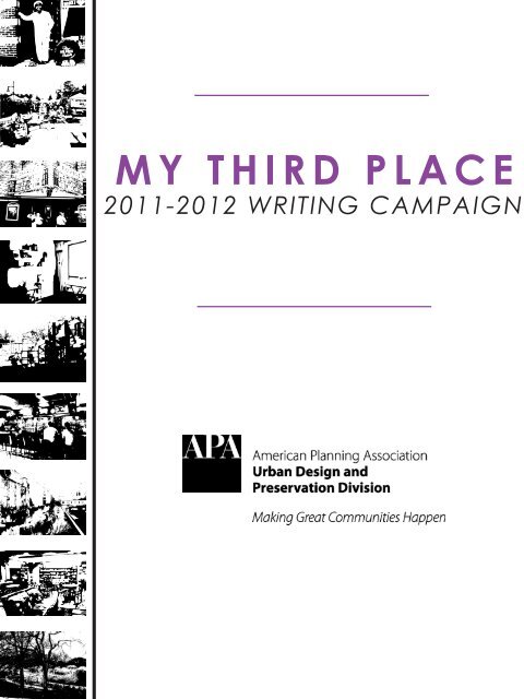MY THIRD PLACE - American Planning Association