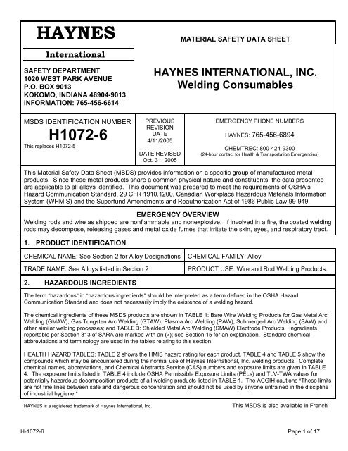 Haynes International