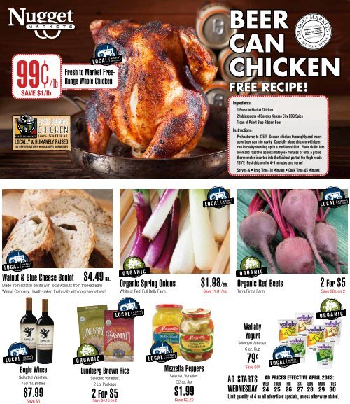 Download a PDF version of our print ad - Nugget Market