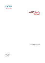UniOP Cable Guide - Esco Drives & Automation