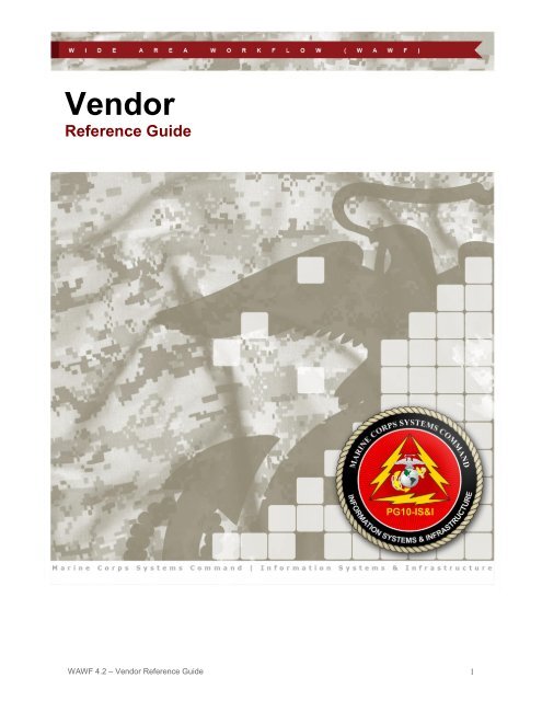 USMC WAWF Vendor Ref Guide