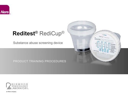 Reditest® RediCup® - Redwood Toxicology Laboratory