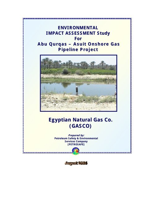 Egyptian Natural Gas Co. (GASCO) - European Investment Bank