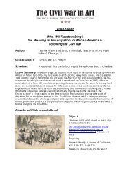 Lesson Plan - The Civil War in Art