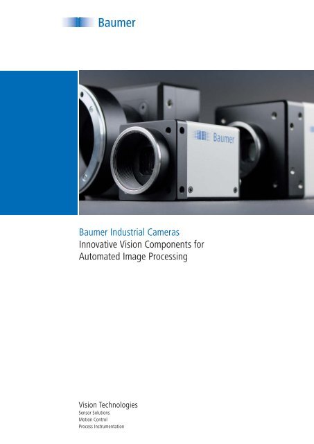 Baumer Industrial Cameras Innovative Vision Components for ...
