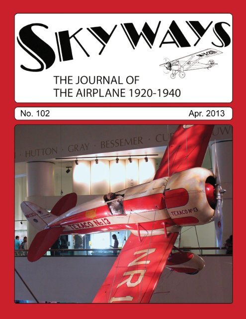 Pancho Barnes' Travel Air â Mystery Shipâ - WW1 Aeroplanes, Inc ...