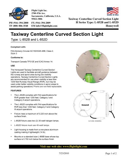 Taxiway Centerline Lights Faa | Shelly Lighting