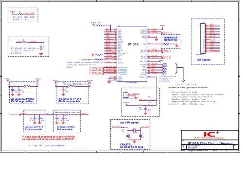 IP101A IP101A Chip Circuit Diagram