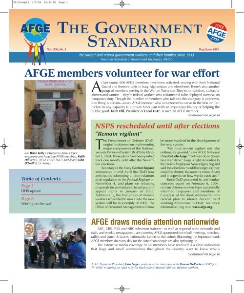 AFGE Government Standard May/June 2004