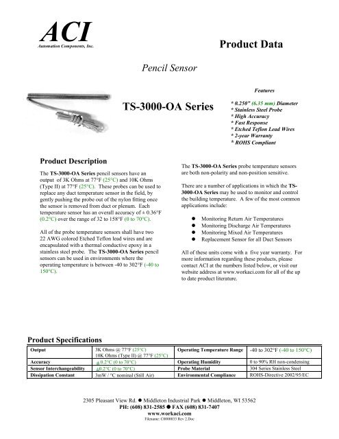 TS-3004-OA-03AA - Automation Components, Inc.