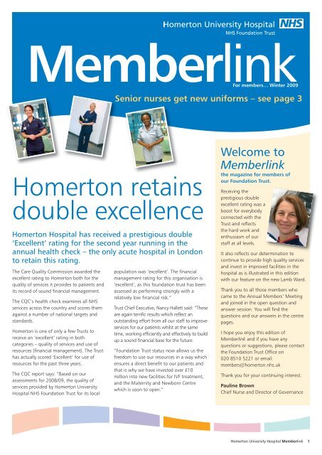 Homerton University Hospital Logo