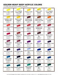 color chart - Hawaiian Graphics