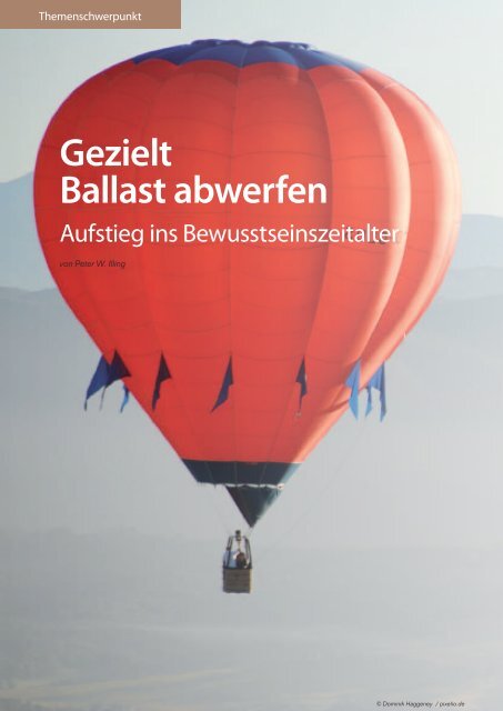 Gezielt Ballast abwerfen - ILLING BÃ RATUNG