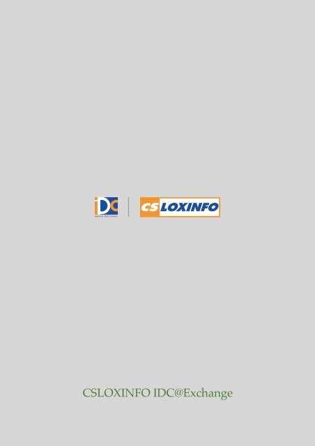 CSLOXINFO IDC@Exchange
