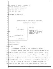 Stipulation for Entry of Judgment Pursuant to Settlement - California ...