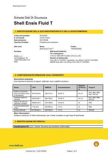 Shell Ensis Fluid SX - Maxlube.it