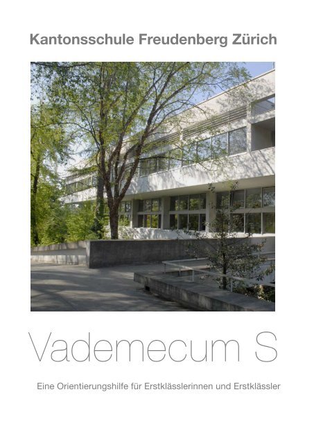 Hauptgebäude Geschoss D - Kantonsschule Freudenberg