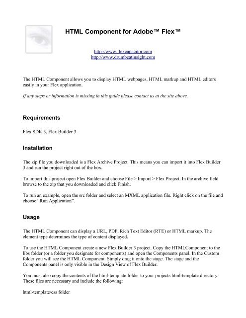 ada html requirements