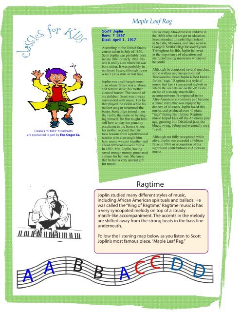 Ragtime - Classics for Kids