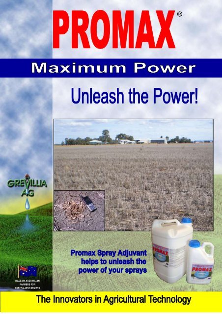 Promax Brochure - Grevillia Ag