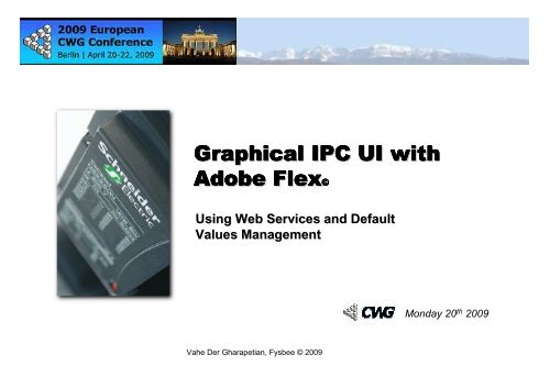 Graphical IPC UI with Adobe Flex - Fysbee professional services
