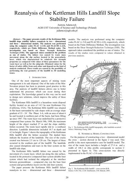 Reanalysis of the Kettleman Hills Landfill Slope Stability Failure