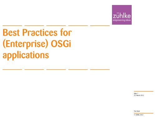 Best Practices for (Enterprise) OSGi applications.pdf - EclipseCon