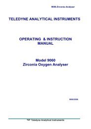 4020 - Hydrocarbon analyzer - Teledyne Analytical Instruments