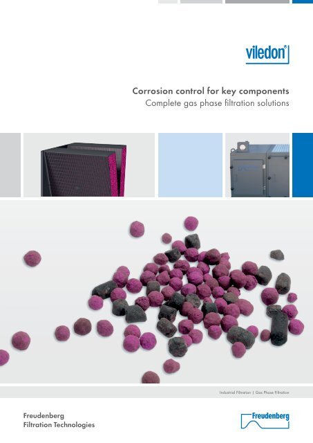 Gas phase filtration solutions - Freudenberg Filtration Technologies Gas phase filtration solutions - Freudenberg Filtration Technologies