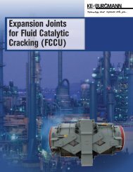 KE-MASTERFLEX® Rubber Expansion Joints for Liquids and Gases