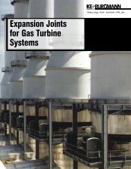 KE-MASTERFLEX® Rubber Expansion Joints for Liquids and Gases