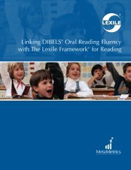 Oral Reading Fluency Benchmarks - DIBELS