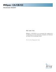 MSDS - IRIS Diagnostics