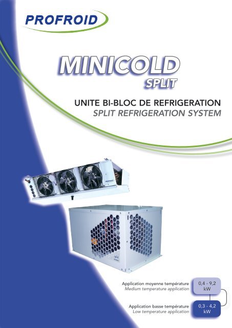 minicold split - Profroid