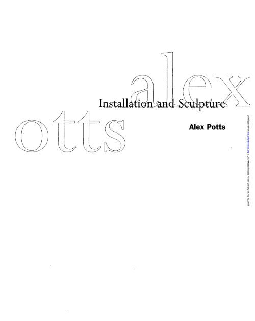 Installation and Sculpture Alex Potts.pdf - art310-f11-hoy