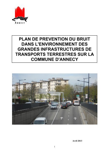 Plan de prÃ©vention du bruit dans l'environnement - Annecy