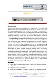 RS232/Ethernet Interface Converter - ANDA TELECOM INDIA