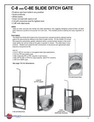 C-10 CANAL GATE - Waterman Industries