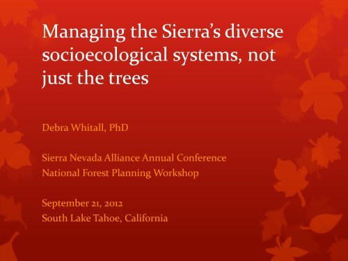 "Early Adopter Process" Slide presentation by Deb Whitall, Sept. 2012