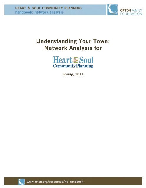 Community Network Analysis - Orton Family Foundation