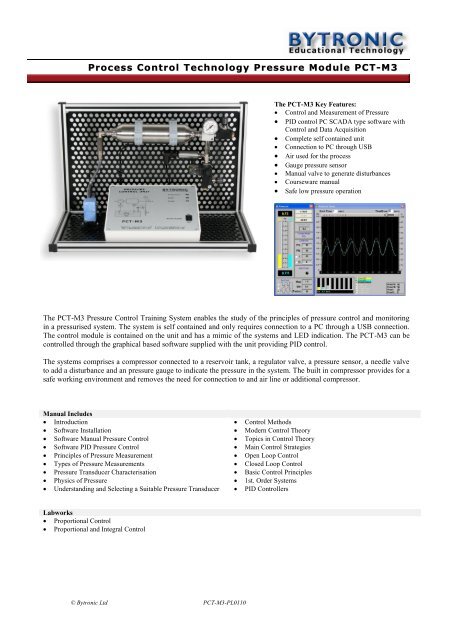 Process Control Technology Pressure Module PCT-M3