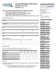 Hotel Group Reservation Form