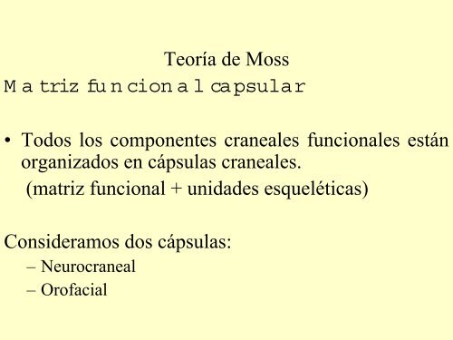 Teoría de Moss • Matri