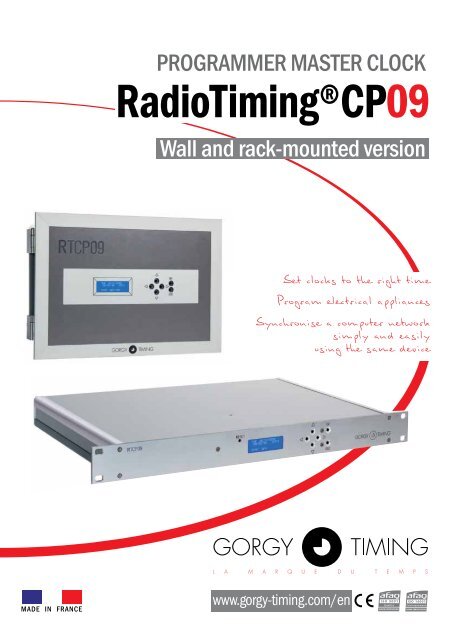 RadioTimingÂ®CP09 - Gorgy Timing