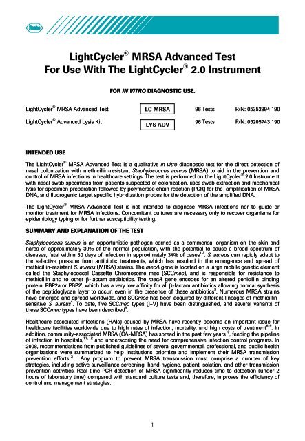 COBAS TaqMan HBV Test - Roche Canada