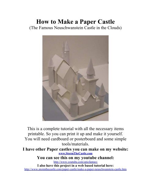How to Make a Paper Castle - Storm The Castle