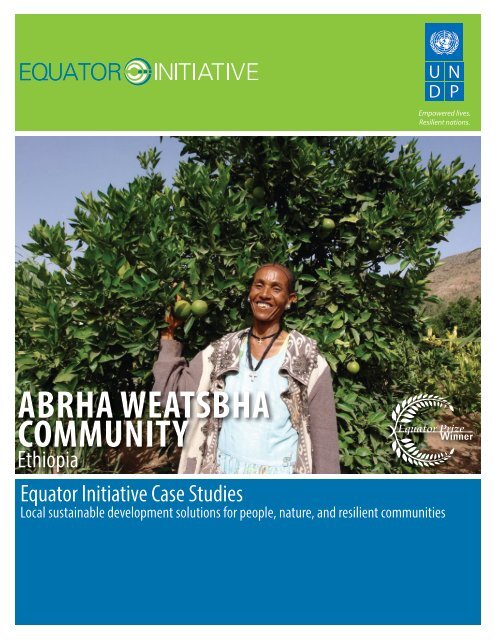 to read more in our detailed case study - Equator Initiative