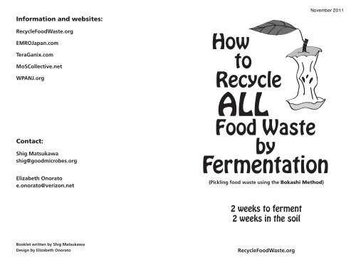 Fermentation - Recycle Food Waste
