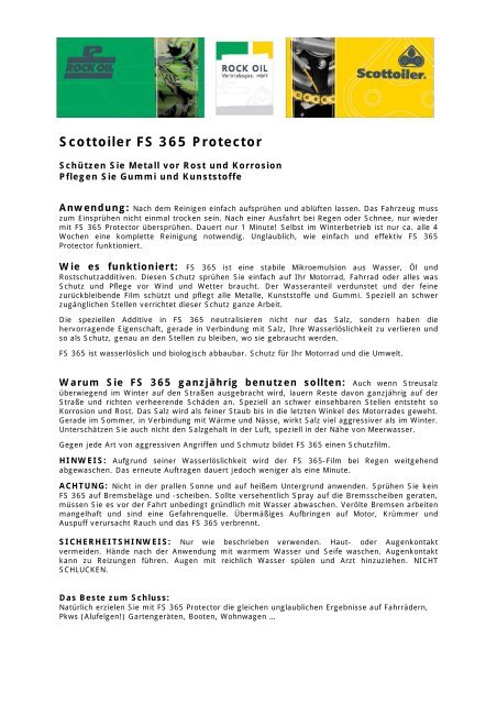 Scottoiler FS 365 Protector
