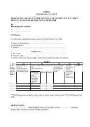 FORM NO. 10F [See sub-rule (1) of rule 21AB] Information to be ...